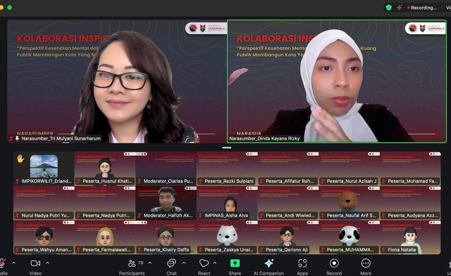 Public Space for Mental Health from Prespective of Dr. Ir. Tri Mulyani Sunarharum, S.T ...