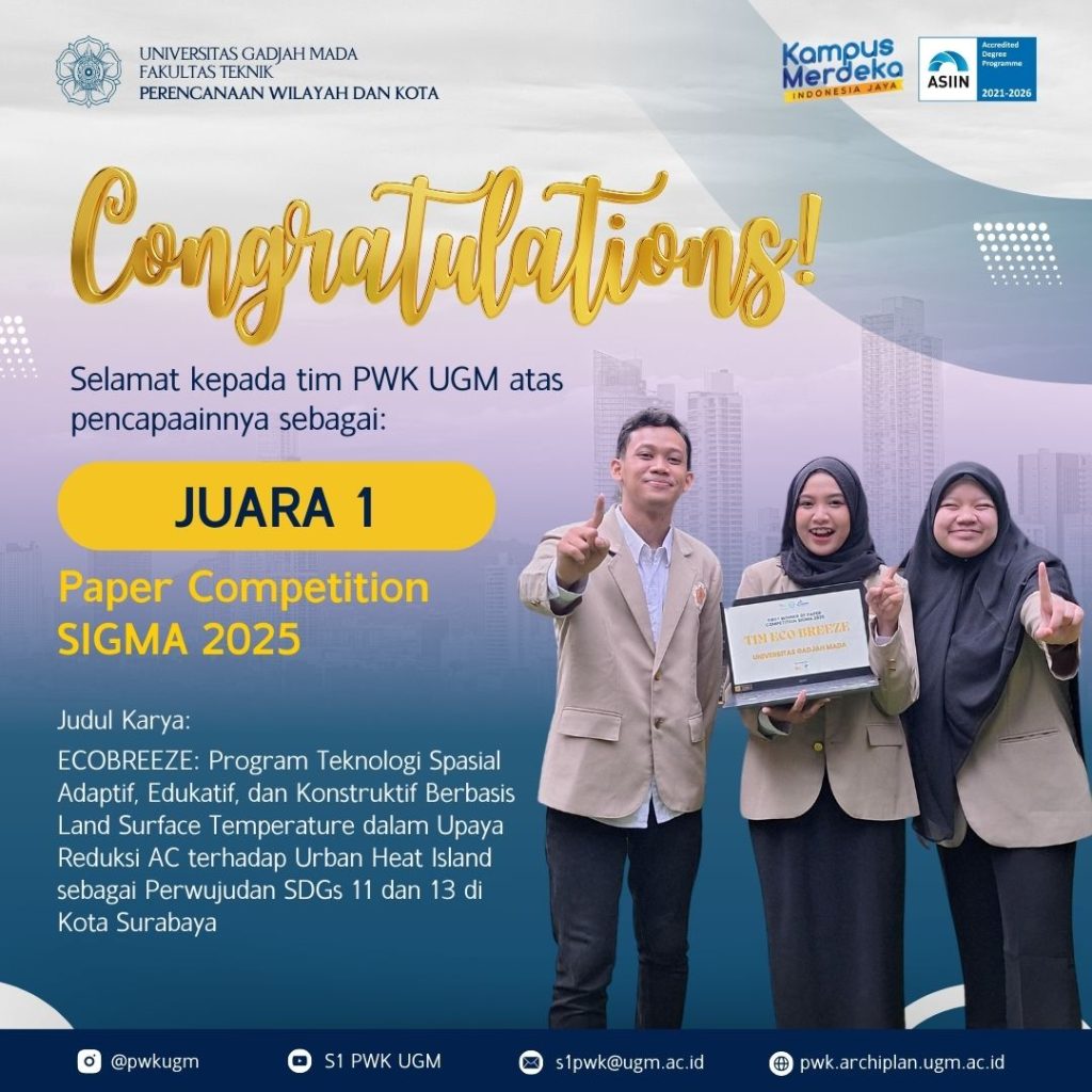 PWK JUARA! Tim Ecobreeze Raih Juara 1 dalam Paper Competition SIGMA 2025 – Architecture and ...