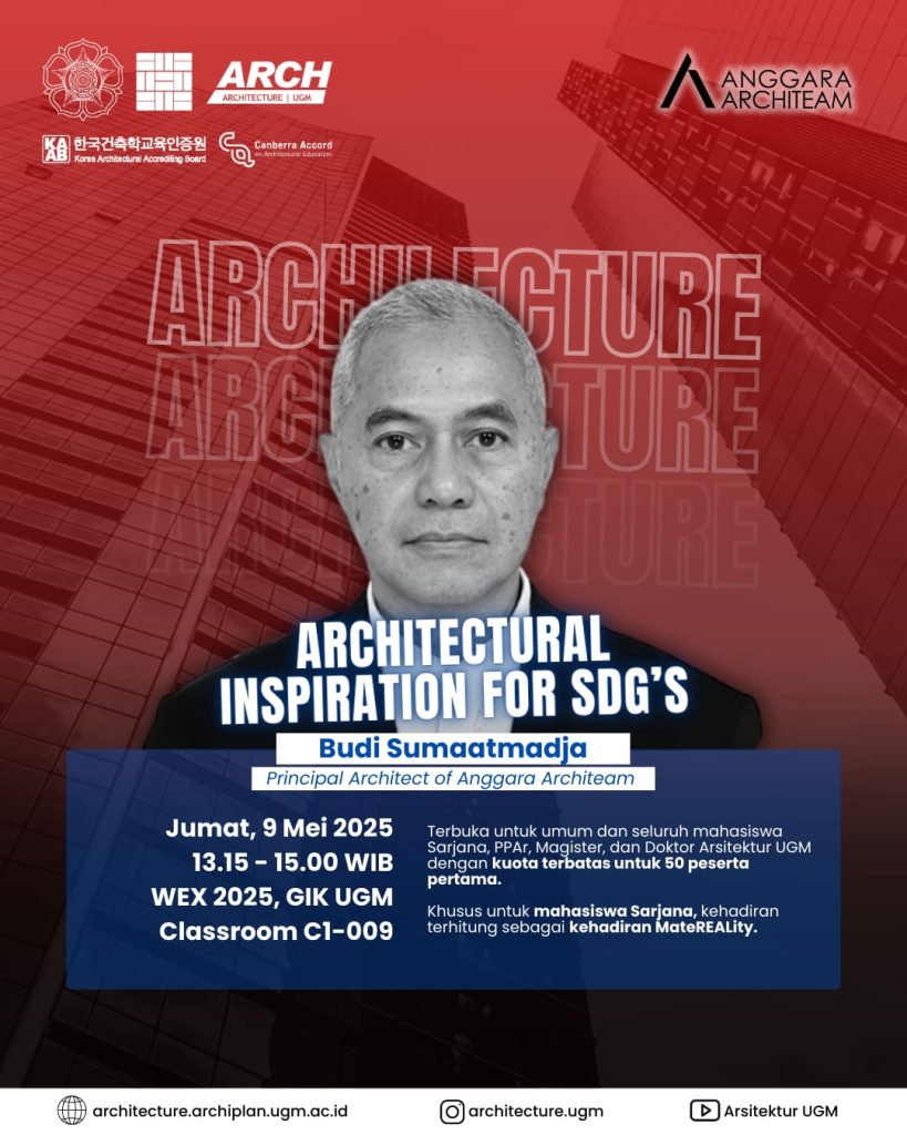 Architectural Inspiration for SDG’s bersama Ar. Budi Sumaatmadja dari ...